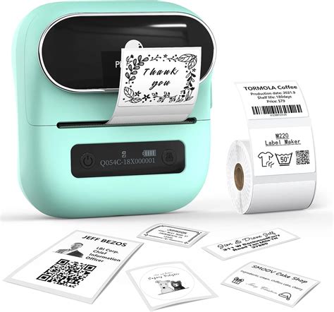 Phomemo® M220 Portable Label Maker For Small Business 3 Barcode