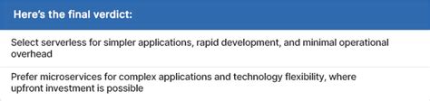Serverless Vs Microservices Which Architecture To Choose