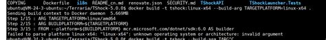 Docker Build Failure Guided By The Docs Issue Pryaxis TShock GitHub