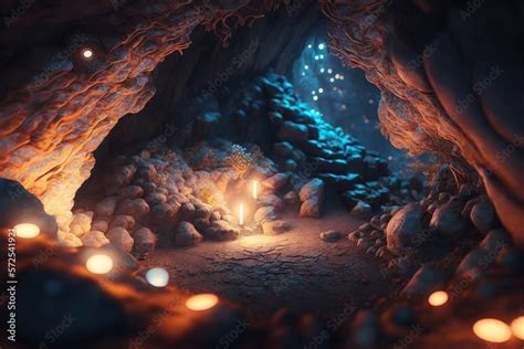 Unveiling The Enigmatic Aura Of A Mystical Cave Bokeh Tilt Blur And