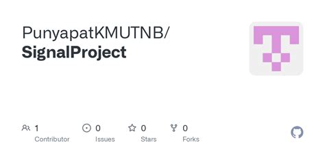 Github Punyapatkmutnb Signalproject