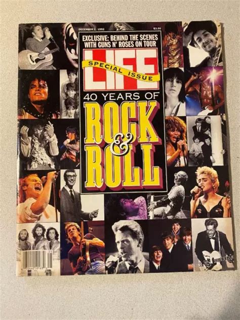 Life Magazine 1992 Special Issue 40 Years Of Rock N Roll £881