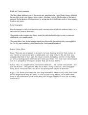 Hook And Thesis Statement Docx Hook And Thesis Statement The Gettysburg Address Is One Of The