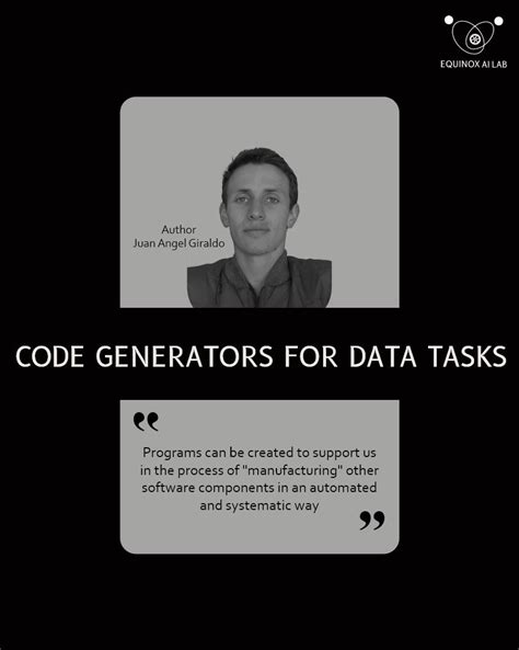 Discover How We Experimented With Code Generators For Data Tasks To