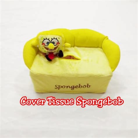 Place Tissue Box Tissue Tissu Yellow Spongebob Car Tissue C Shopee