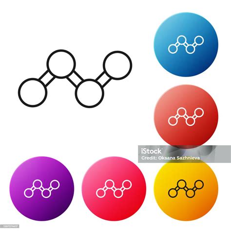 검은 색 선 흰색 배경에 격리 된 아이콘을 공유합니다 공유 통신 픽토그램 소셜 미디어 연결 네트워크 배포 아이콘 다채로운 원 버튼을 설정합니다 벡터 일러스트레이션 0명에