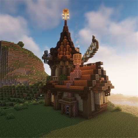 Minecraft Medieval Windmill Idea
