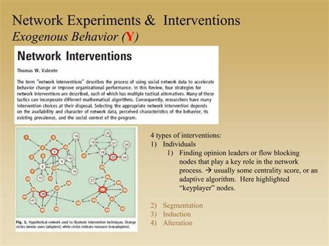 11 Network Experiments And Interventions 2016 Ppt