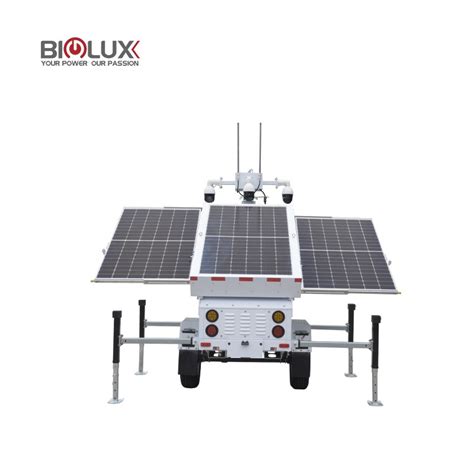Mobile Autonomous Solar Surveillance Tower Manufacturer Supplier Factory In China Biglux