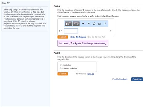 Solved A Circular Loop Of Flexible Iron Wire Has An Initial Chegg Com