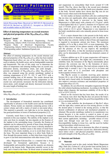 Pdf Effect Of Sintering Temperature On Crystal Structure And Physical Properties Of The Mg0