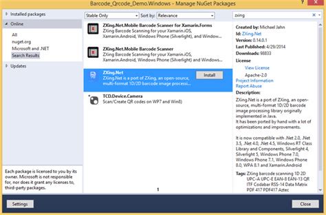 Generate Barcode And Qr Code In Windows Universal App Codeproject