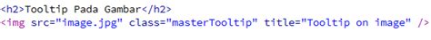 Membuat Tooltip Sederhana Dengan Jquery