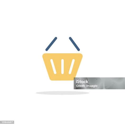 빈 쇼핑 바구니 그림자가 있는 아이콘입니다 커머스 글리프 벡터 일러스트레이션 0명에 대한 스톡 벡터 아트 및 기타 이미지 0명 고체 그림자 Istock