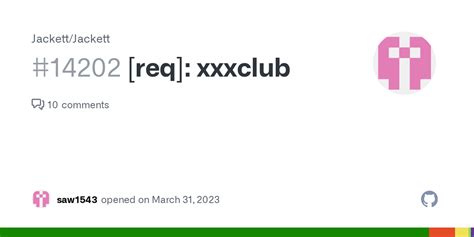 Req Xxxclub · Issue 14202 · Jackettjackett · Github