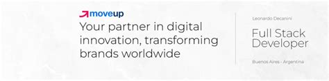 leonardo decanini full stack developer moveup digital linkedin