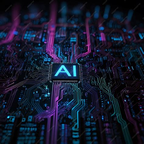 A Vibrant Futuristic Design Centered Around The Concept Of Artificial