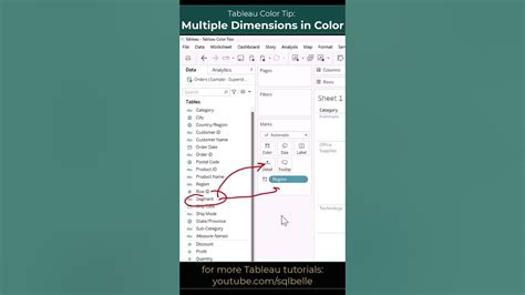 tableau add multiple dimensions to color tutorial tableautips