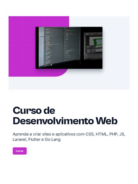 Curso De Desenvolvimento Web Pdf Rede Mundial De Computadores Internet E Web