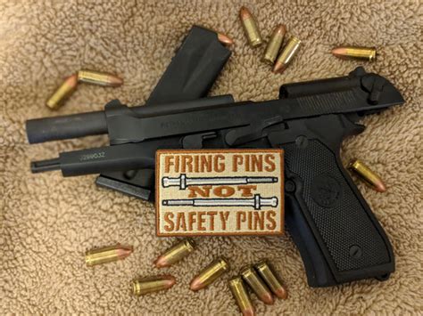 firing pins not safety pins patch rlh design group