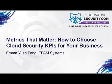Free Video Metrics That Matter Choosing Cloud Security Kpis For Your