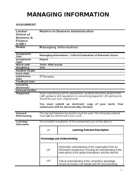 Mi Assignment October 2011 Pdf Evaluation Information System