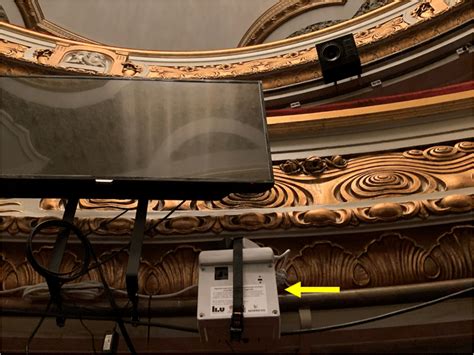 The Deployed Sensor Box In The Salon Room Of The City Theatre
