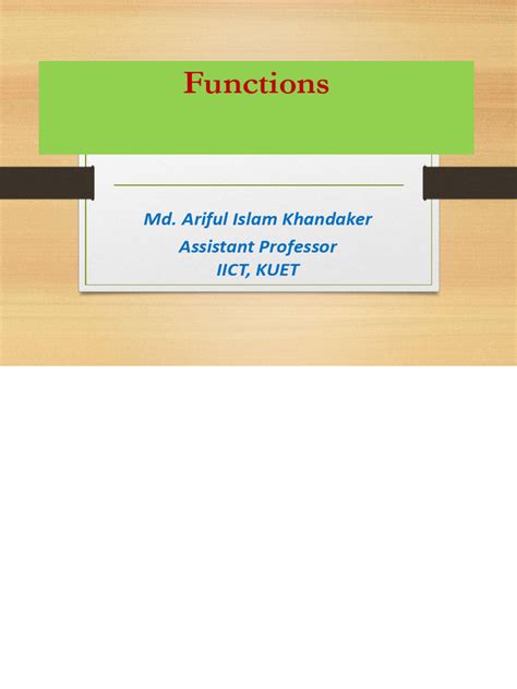 L5 Function Pdf
