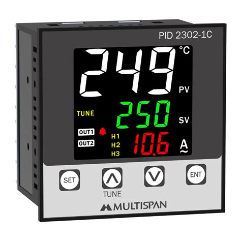 Pid Controller With Ampere Indication 2 Output