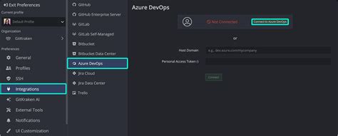 Gitkraken Desktop Azure Devops Integration Connect Azure Devops