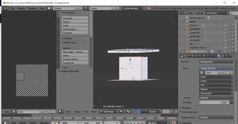 Uv Why My Grid Texture Won T Apply To The Object Blender Stack Exchange