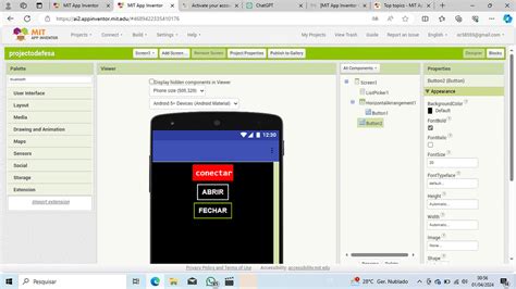 Hello I Am Having Trouble In App Inventor Web Site I Can´t Find