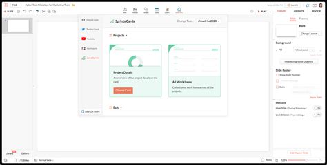 Zoho Show Integrates With Zoho Sprints Gather Project Insights Through