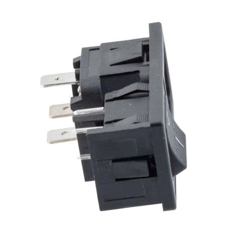 Horizontal Power Entry Module Panel Mount C Inlet I O Marked Switch Mm