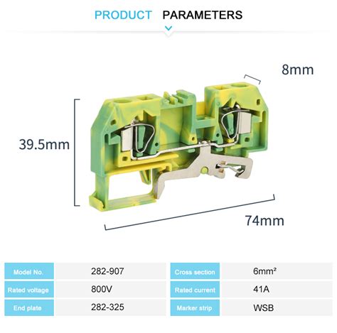 Spring Type Din Rail Terminal Blocks High Quality Spring Type Din Rail Terminal Blocks On