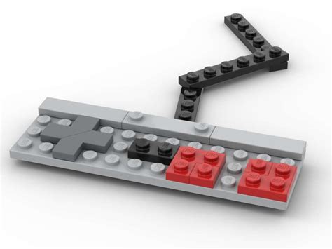 Lego Moc Minimalist Nes Controller By Lowfatskim Rebrickable Build With Lego