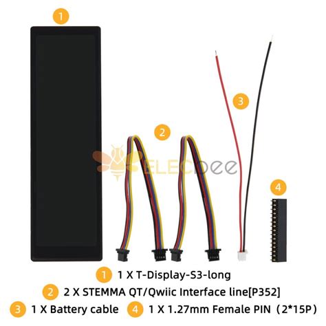 T Display S Long Inch Touch Display ESP S Development Board TFT LCD Wireless Module WiFi