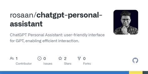 Github Rosaanchatgpt Personal Assistant Chatgpt Personal Assistant