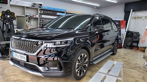 Mobilek 신형 카니발 Ka4 코토 카니발 전용 일체형 루프박스 And 어닝 장착 이제 수납공간 확보