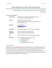 Introduction To Discrete Structures Foundations Of Computer Course Hero