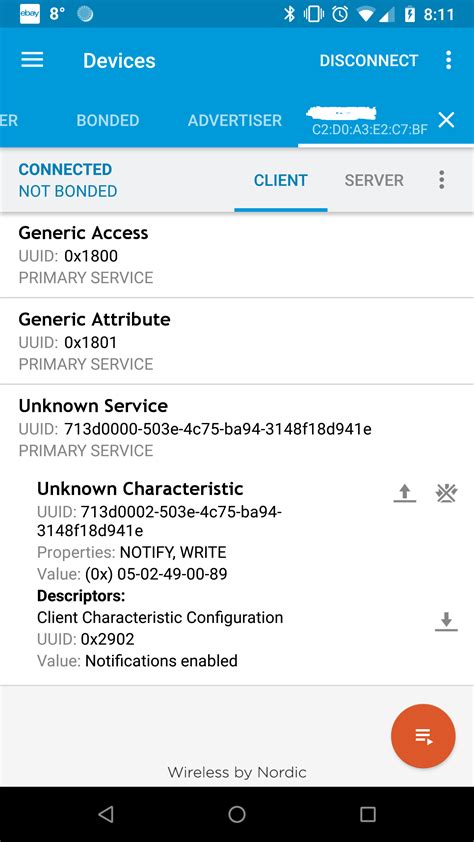 Bluetooth Lowenergy Cannot Write Characteristic On Ble Onn Android