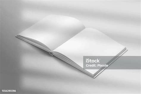 현실적인 빈 빈 A4 A5 전단지 소책자 반접기 브로셔 전단지 책 프레젠테이션 템플릿 디자인 창과 나뭇잎 그림자 오버레이 흰색 배경에 격리 3d 벡터 그림입니다 3차원