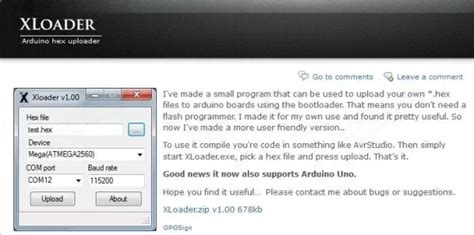 Xloader Arduino How To Flash Firmware Using Xloader