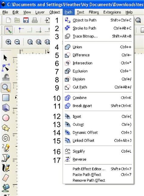 Inkscape Path Operations Explained Part Graphic Design Tips Silhouette Tutorials Cricut