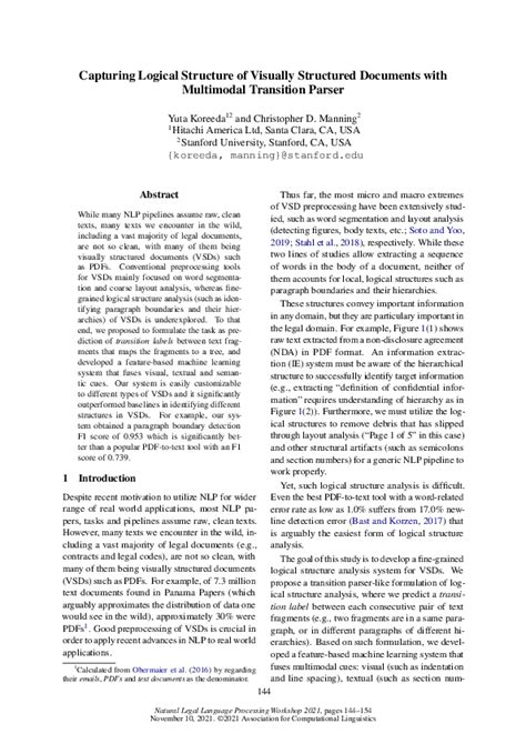 Pdf Capturing Logical Structure Of Visually Structured Documents With