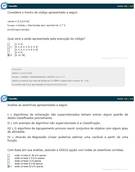 Simulado1 4 Paradigmas De Ling De Programacao Em Python Conceitos E Paradigmas De Linguagens