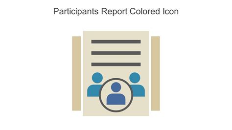 Participants Report Colored Icon In Powerpoint Pptx Png And Editable Eps Format PPT Sample