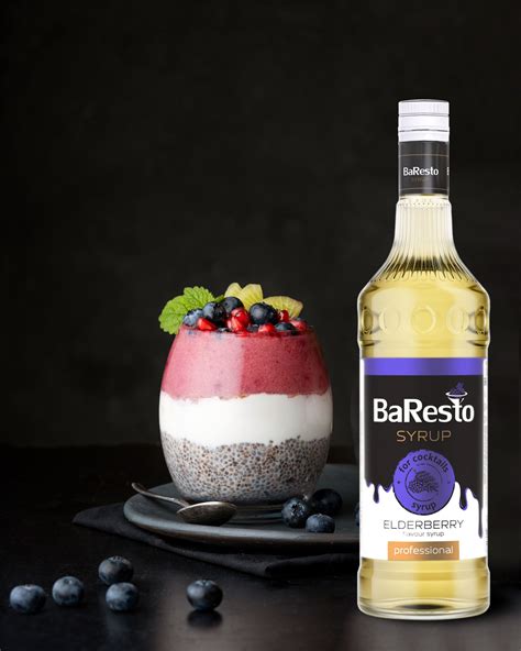 BaResto Elderberry 1L - Линейка профессиональных сиропов для HoReCa от ...