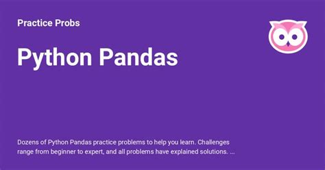 python pandas practice probs jezil ismail