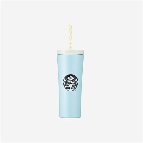 스타벅스 22 밸런타인 Ss 파인니 블루 콜드컵 473ml Starbucks Kream